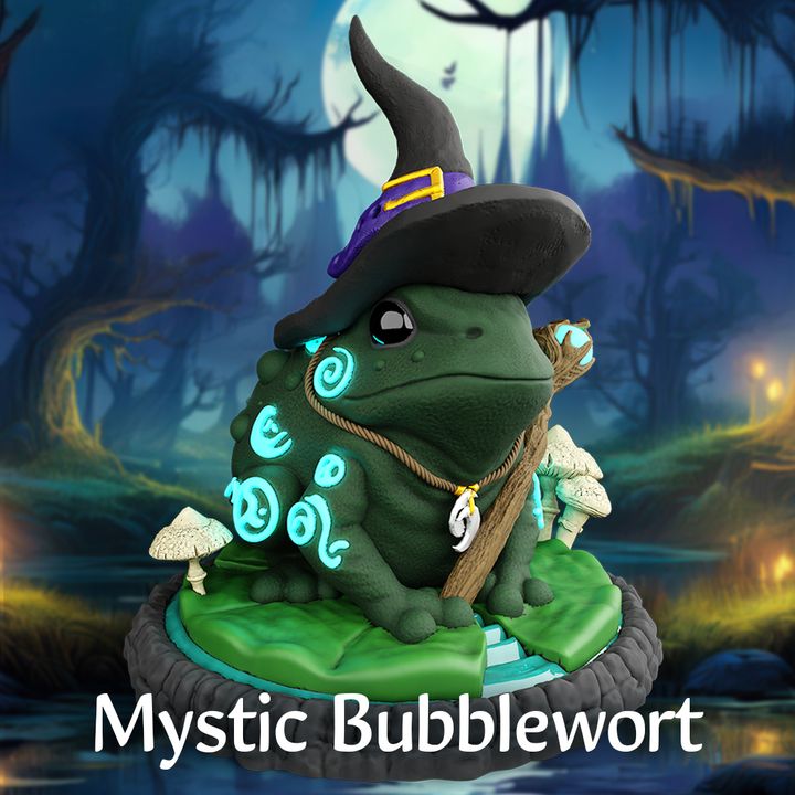 3D Printable Magical Wizard Toad by Krakulu